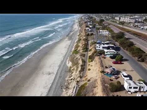 South Carlsbad State Beach And Campgrounds Carlsbad California Drone