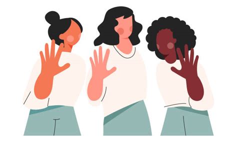 830 Stop Harassment Hand Stock Illustrations Royalty Free Vector