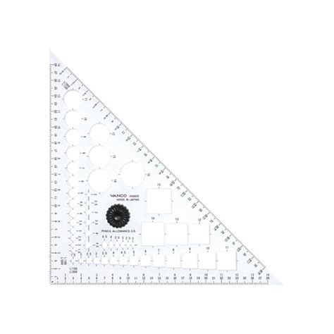 【楽天市場】【vanco バンコ】三角定規型テンプレート 34822 メール便発送：evis B Box 楽天市場店