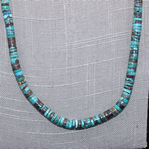 Necklace Santo Domingo Bisbee Turquoise By Ray Lovato Jrln 5400