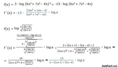 🥇 【 Derivada De Un Logaritmo En Base 10 Derivadas
