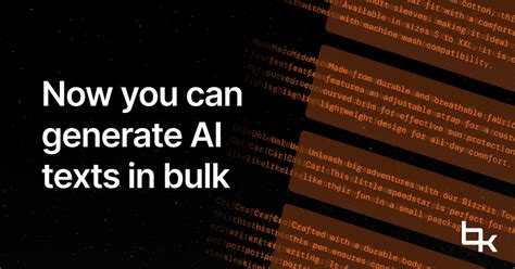 Product News Write Ai Texts In Bulk In Bizzkit Pim