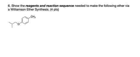 Solved Show the reagents and reaction sequence needed to | Chegg.com
