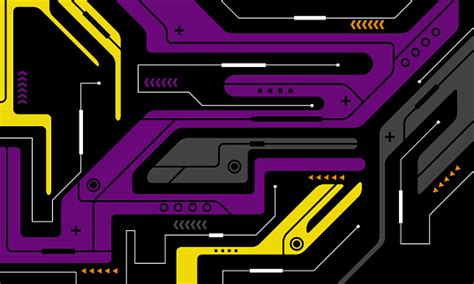 사이버펑크 복고풍 미래형 포스터 벡터 일러스트 레이 션 0명에 대한 스톡 벡터 아트 및 기타 이미지 0명 건축 고층 건물 Istock