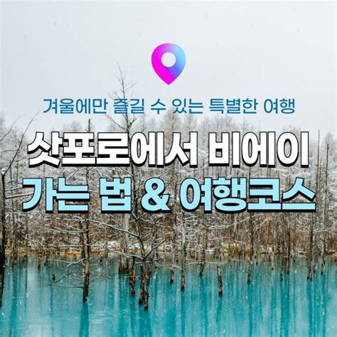 홋카이도 자유여행 삿포로에서 비에이 가는법 비에이 필수코스 삿포로 호텔추천 네이버 블로그