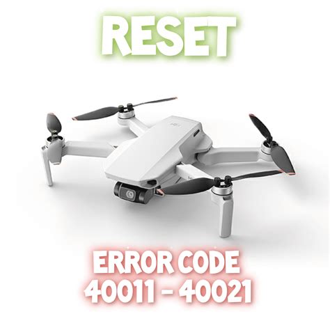 Mini SE Reset Error Code 40021 Reset Code 40011 Errore Calibrazione Stabilizzatore