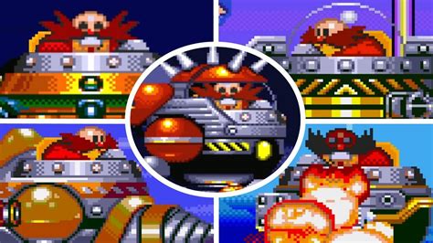 Sonic The Hedgehog 3 All Bosses No Damage Youtube