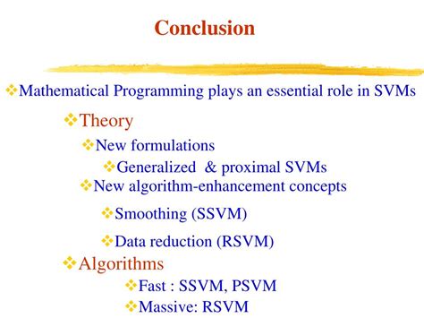 Ppt Mathematical Programming For Support Vector Machines Powerpoint Presentation Id 834672