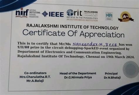 Naveender M On Linkedin Sparked2024 Circuitdebugging Computerscience