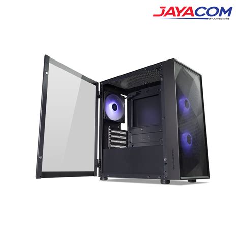 Tecware Forge M2 Tg Argb M Atx Gaming Casing Black White