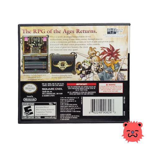 Chrono Trigger Game For Nintendo Ds And 3ds Us English Preloved
