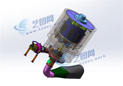 水轮发电机组结构设计含solidworks20三维模型｜c22577 艺图网