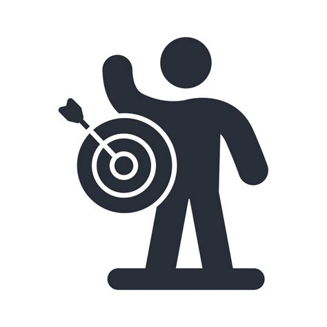 Target Flat Icon Vector Art At Vecteezy