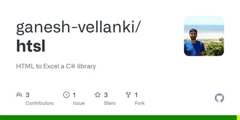 Github Ganesh Vellanki Htsl Html To Excel A C Library