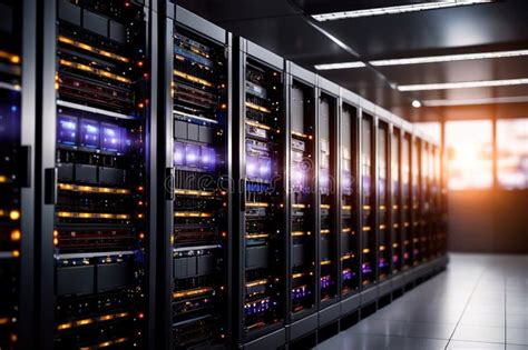 Technology Infrastructure Concept Data Centers Servers And Infrastructure For Digital