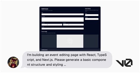 Im Building An Event Editing Page With React Typescript And Nextjs