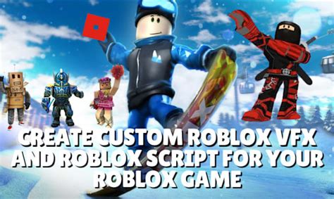 create custom roblox vfx and roblox script for your roblox game by