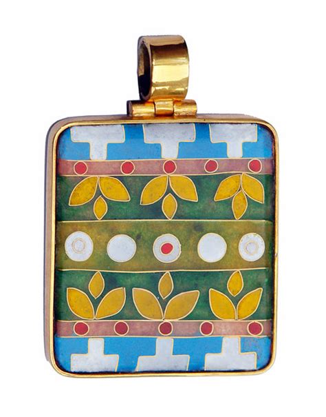 გულსაკიდი ტიხრული მინანქარი სპილენძი ვერცხლი მოოქროვილი… Flickr