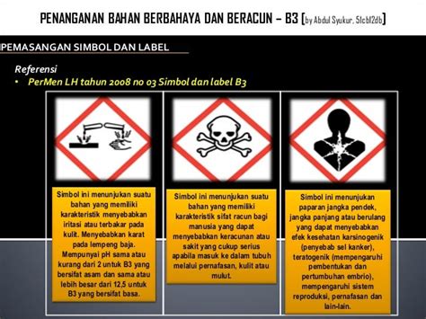 Penanganan Bahan Berbahaya Dan Beracun B3 Handling