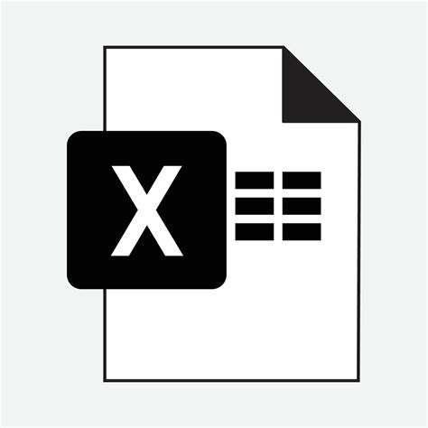 Ms Excel File Formats Icon Vector Free Download 20126601 Vector Art At Vecteezy