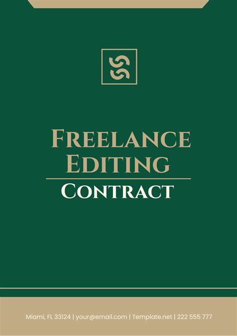 Freelance Editing Contract Template Edit Online And Download Example