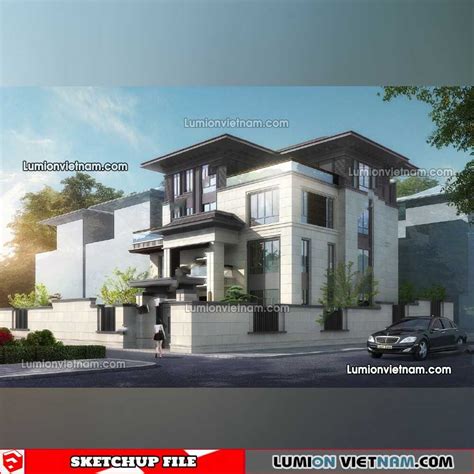 230415 Villa Sketchup Exterior Model
