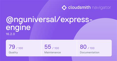Nguniversal Express Engine 16 2 0 Npm Package Quality Cloudsmith Navigator