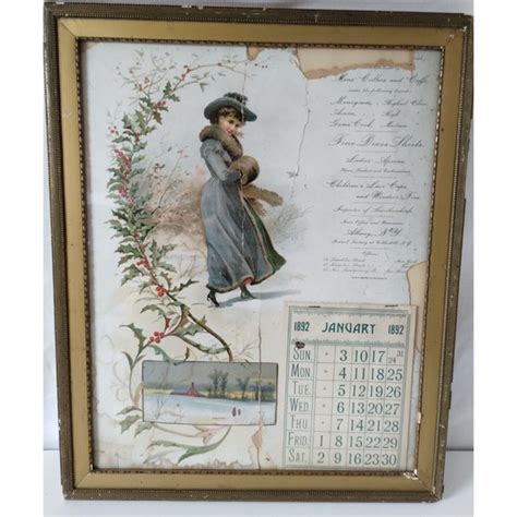 Unbranded Office Antique Calendar With Days On The Side 892