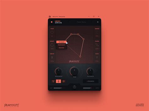Micro Fx Heavyocity Vst Plugin Gui By Julian Behrens On Dribbble
