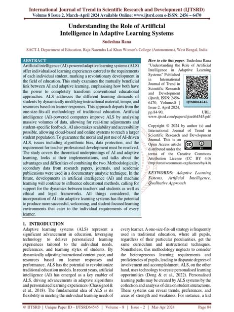 Understanding The Role Of Artificial Intelligence In Adaptive Learning