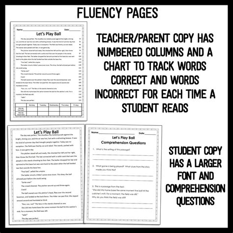 3rd Grade Reading Fluency Passages Reading Comprehension Etsy