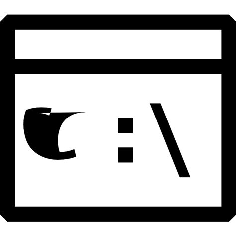 Terminal Cmd Vector Svg Icon Svg Repo