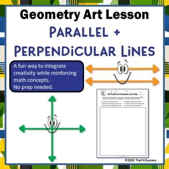 Parallel And Perpendicular Lines Geometry Art Design Activity TpT