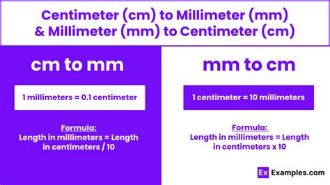 Centimetre Cm To Millimeters Mm Millimeters Mm To Centimetre Cm Converter Calculator