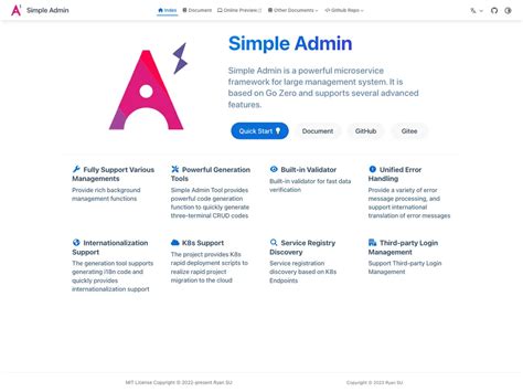 simple admin backend ui by suyuan32 a vite template built at lightspeed
