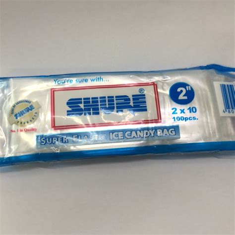 Plastic 2x10 Ice Candy Buko Shure Pe Approx 100s Shopee Philippines