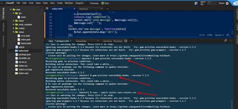 I Cannot Watch Sass On Cloud9 Even Thought I Have The Gems Installed · Issue 445 · Guardlisten