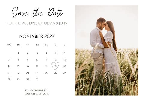 Save The Date Template
