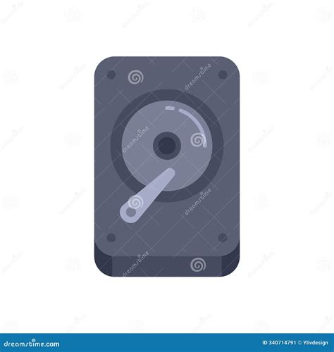 Hard Disk Drive Spinning Platter With Read Write Head Accessing Data