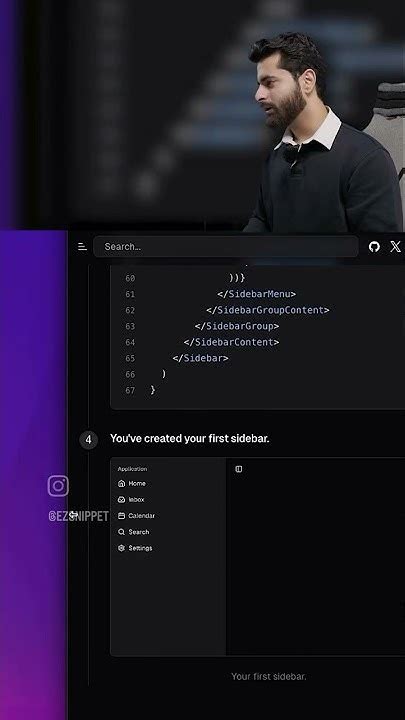 Shadcn Introduce New Sidebar Component Coding Javascript