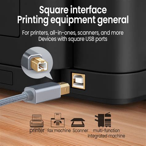 맥북 프로용 Usb 프린터 케이블 스캐너 팩스기 Hp 캐논 델 삼성 프린터 C타입 2 0 인쇄 코드 부속품 And 부속