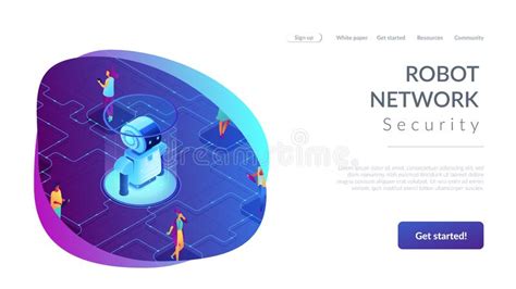 Robotics Isometric Flowchart Composition Stock Vector Illustration Of