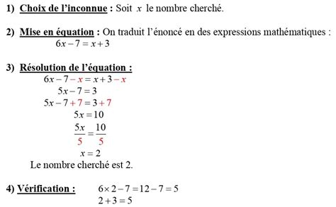 Mise En équation Dun Problème Exercices Corrigés Pdf Chtoby Pomnili