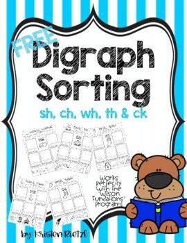 Digraph Sorting By Mrs Ritz And Kidz Tpt