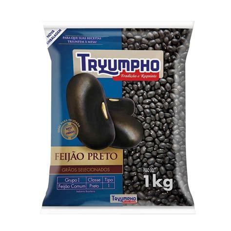 Feijão Preto Tipo 1 Tryumpho 1 Kg Carrefour