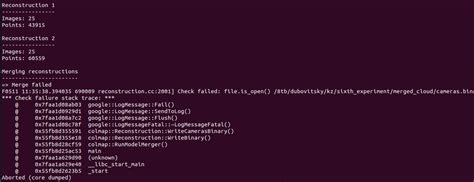 There Is A Problem With Merging Models Issue 1917 Colmap Colmap