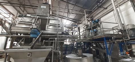 línea completa de extracción de pulpa de fruta con hueso gesa aguilar