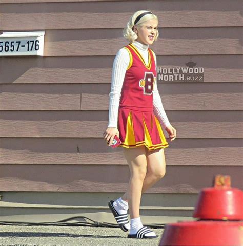 Chilling Adventures Of Sabrina On Instagram Bts Sabrina Is A Cheerleader Netflix