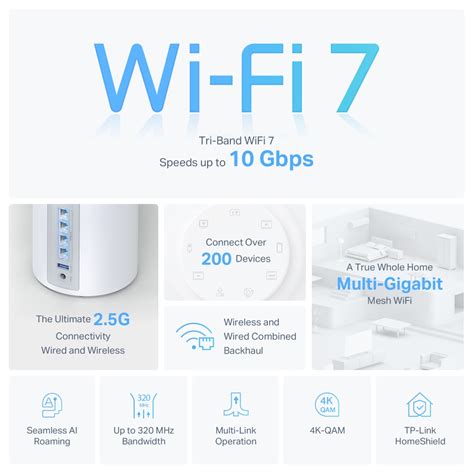 Deco Be63 Be10000 Whole Home Mesh Wifi 7 System Tp Link
