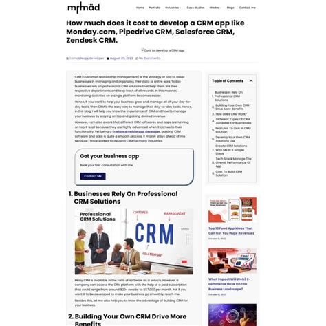 Cost To Develop A Crm Pdf